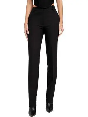 MARCIANO Dalia Mid-rise Slim Chinos - Jblack-black