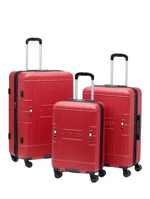 Tommy Hilfiger 3-piece Luggage Set - Red