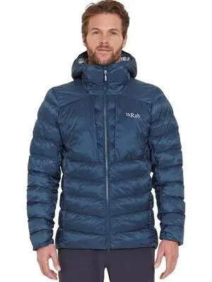 RAB Cirrus Ultra Hooded Jacket - Tempest Blue