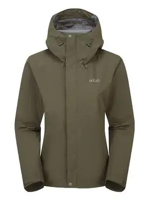 RAB Downpour Waterproof Jacket - Army