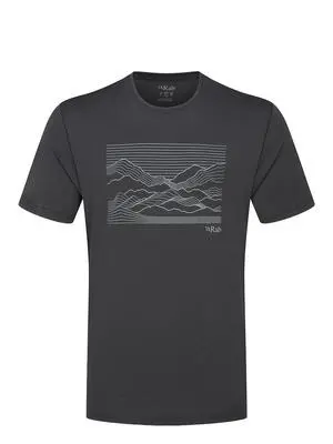 RAB Mantle Outline T-shirt - Ebony