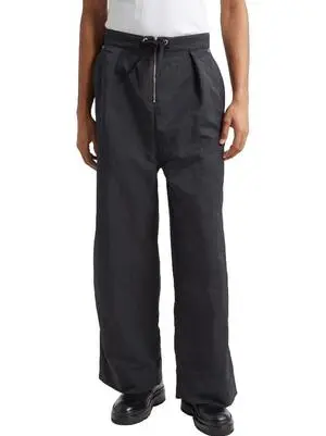 AMI Wide Leg Nylon Pants