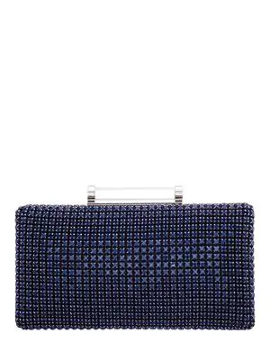 Nina Gracious Crystal Clutch Navy