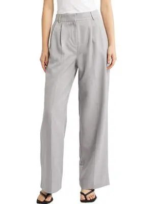FRIENDS LIKE THESE Wide Leg Trousers - Grey