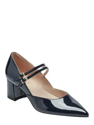 Bandolino Pointed Toe Mary Jane Pump - Dark Blue