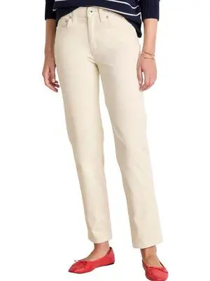 Vineyard Vines Corduroy Ankle Straight Leg Pants - Marshmallow