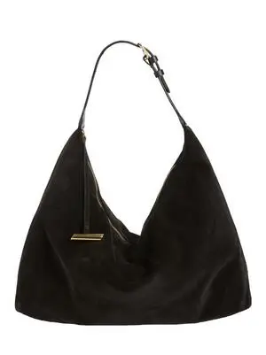 LIFFNER Pillow Suede Hobo - Black