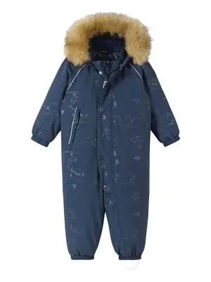 REIMA Aapua Tec Waterproof Down Snowsuit - Navy