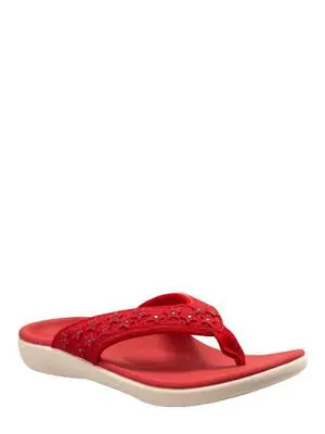 REVITALIGN Yumi Bvi Flip Flop - Red