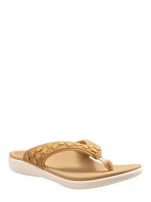 REVITALIGN Yumi Bvi Flip Flop - Tan