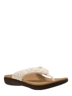 REVITALIGN Yumi Bvi Flip Flop - White