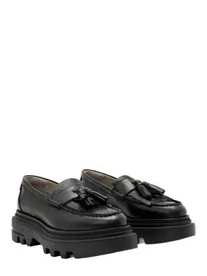 ALLSAINTS Beth Tassel Loafer - Black