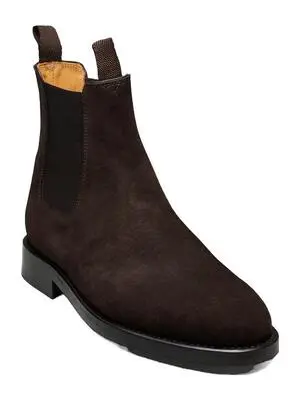 MORJAS Chelsea Boot - Brown Suede