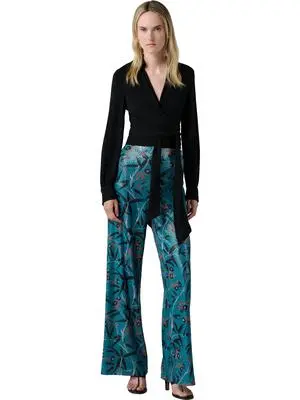 Diane Von Furstenberg Adelina Pants - Bamboo Blooms San Marco