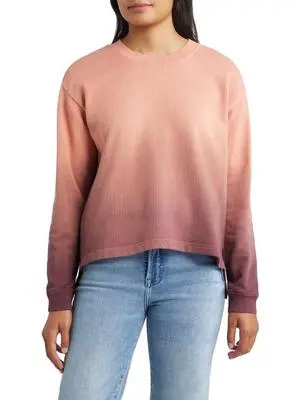 CITY BLUES Ombré Cotton Sweatshirt