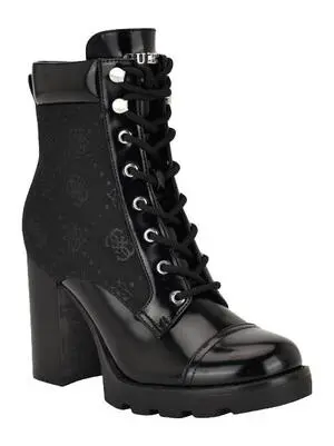 Guess Nellsan Lug Sole Bootie - Black