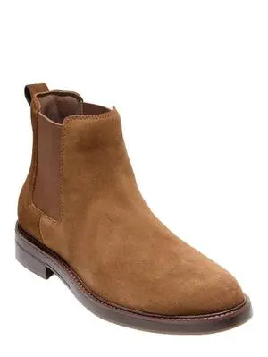 Cole Haan Judson Grand Chelsea Boot - Spiced Brown Suede