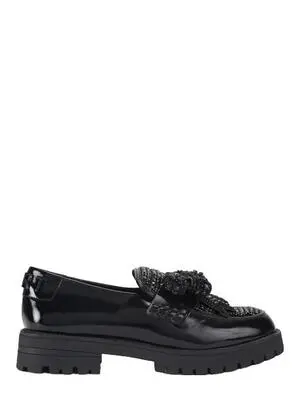 KURT GEIGER Crystal Bow Platform Loafer