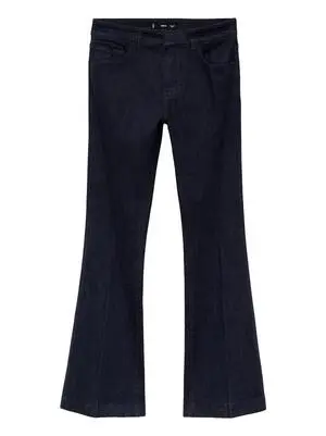 Mango Mid-rise Flare Jeans - Open Blue