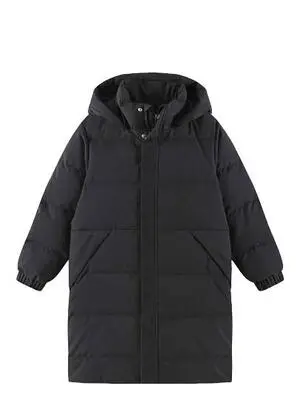 REIMA Long Down Puffer Coat - Black