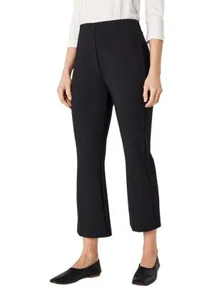 MASAI COPENHAGEN Mapaba High-waisted Kick Flare Cropped Trousers - Black