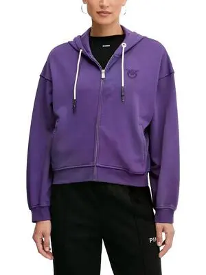 Pinko Hooded Zip-up Jacket - Purple