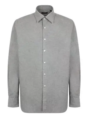 SLOWEAR Buttoned Long-sleeve Shirt - Grey