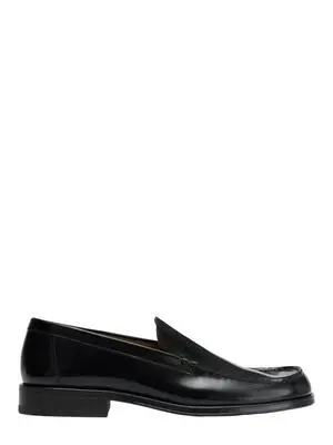 LEMAIRE Square-toe Loafers - Black