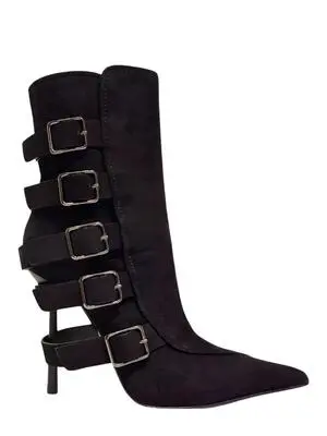 LE SILLA 100mm Courtney Boots - Black
