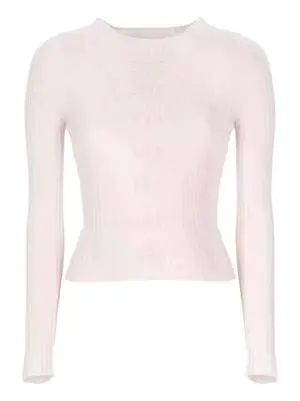 VANISÈ Ribbed Knit Sweater - Pink