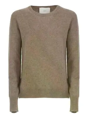 VANISÈ Crew-neck Cashmere Sweater - Brown