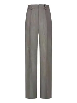 PT TORINO Katharine Button Trousers - Grey