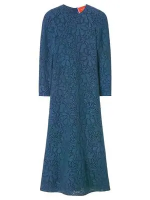 La DoubleJ Lace Maxi Dress - Blue