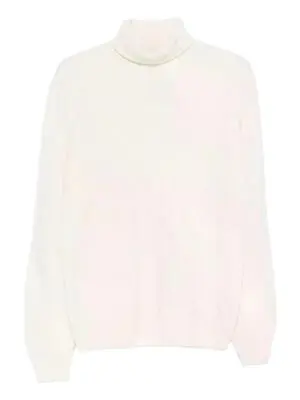 BARBA NAPOLI Roll-neck Sweater - White