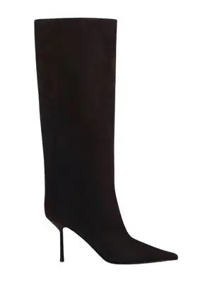 LE SILLA 80mm Bella Pointed Boots - Brown