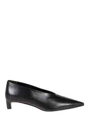 JIL SANDER Pointed-toe Leather Pumps - Black