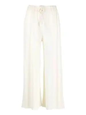 THE ROW Drawstring-Waist Wide-Leg Trousers