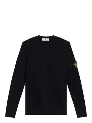 Stone Island Virgin Wool Sweater - Black