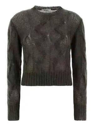 Gimaguas Minerva Cable-knit Sweater - Green