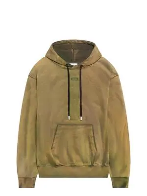 Gcds Cotton Drawstring Hoodie - Green
