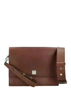 Max Mara Leather Crossbody Bag - Brown