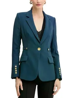 Elisabetta Franchi Button-embellished Blazer - Blue