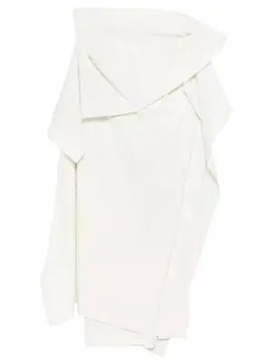 Issey Miyake Asymmetric Maxi Dress - White