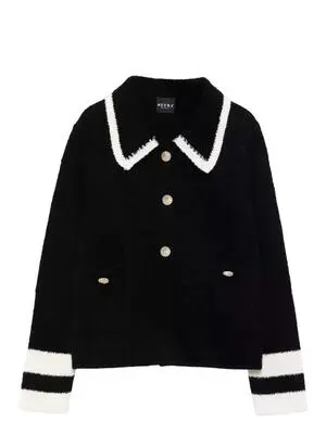 NEERA Tweed Jacket - Black