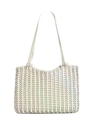 Rabanne Hand-assembled Shoulder Bag - White