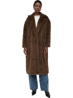 LIONESS Lioness Moss Faux Fur Jacket