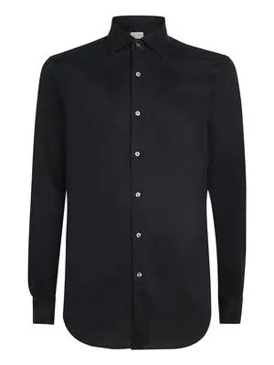 Pal Zileri Cotton Effortless Shirt - Black