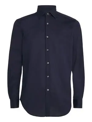 Pal Zileri Cotton Effortless Shirt - Blue