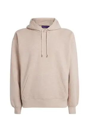 Ralph Lauren Purple Label Cotton-cashmere Hoodie - Beige
