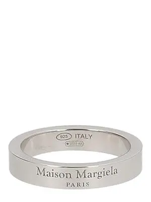 MAISON MARGIELA Logo Ring - Grey